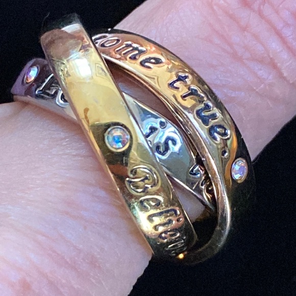 Disney | Jewelry | Disney Ring Trio Set | Poshmark